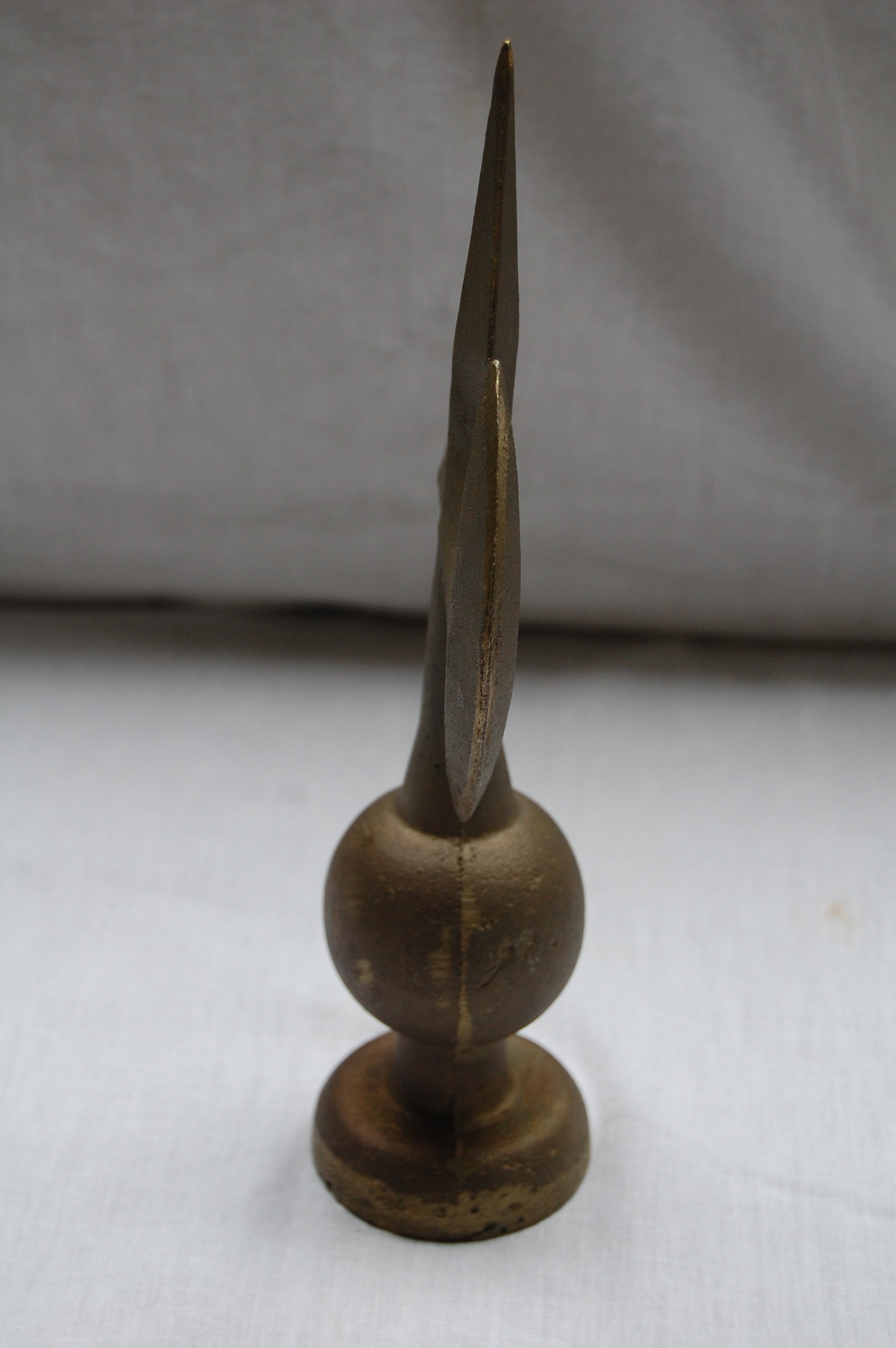 Vintage Cast Brass Naval Halberd Flag Topper/finial - Etsy