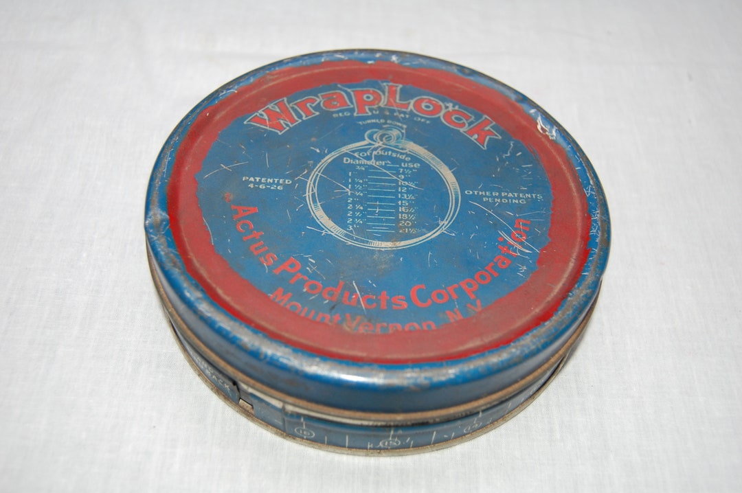 Vintage Wraplock Metal Banding in Metal Tin - Etsy