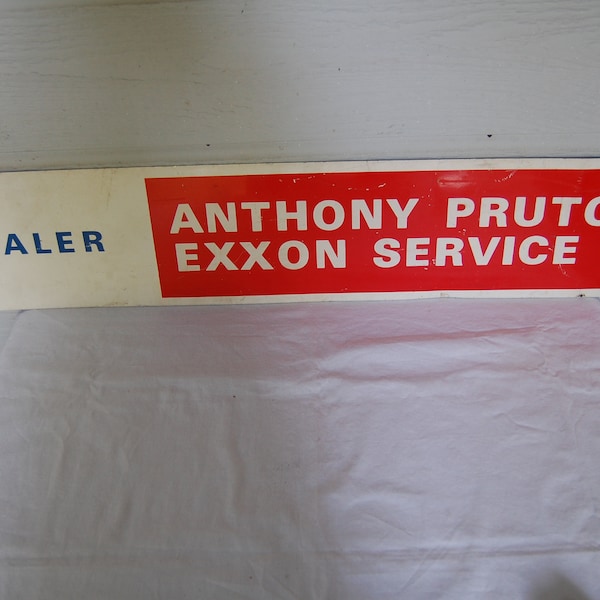 Exxon Vintage Sign - Etsy