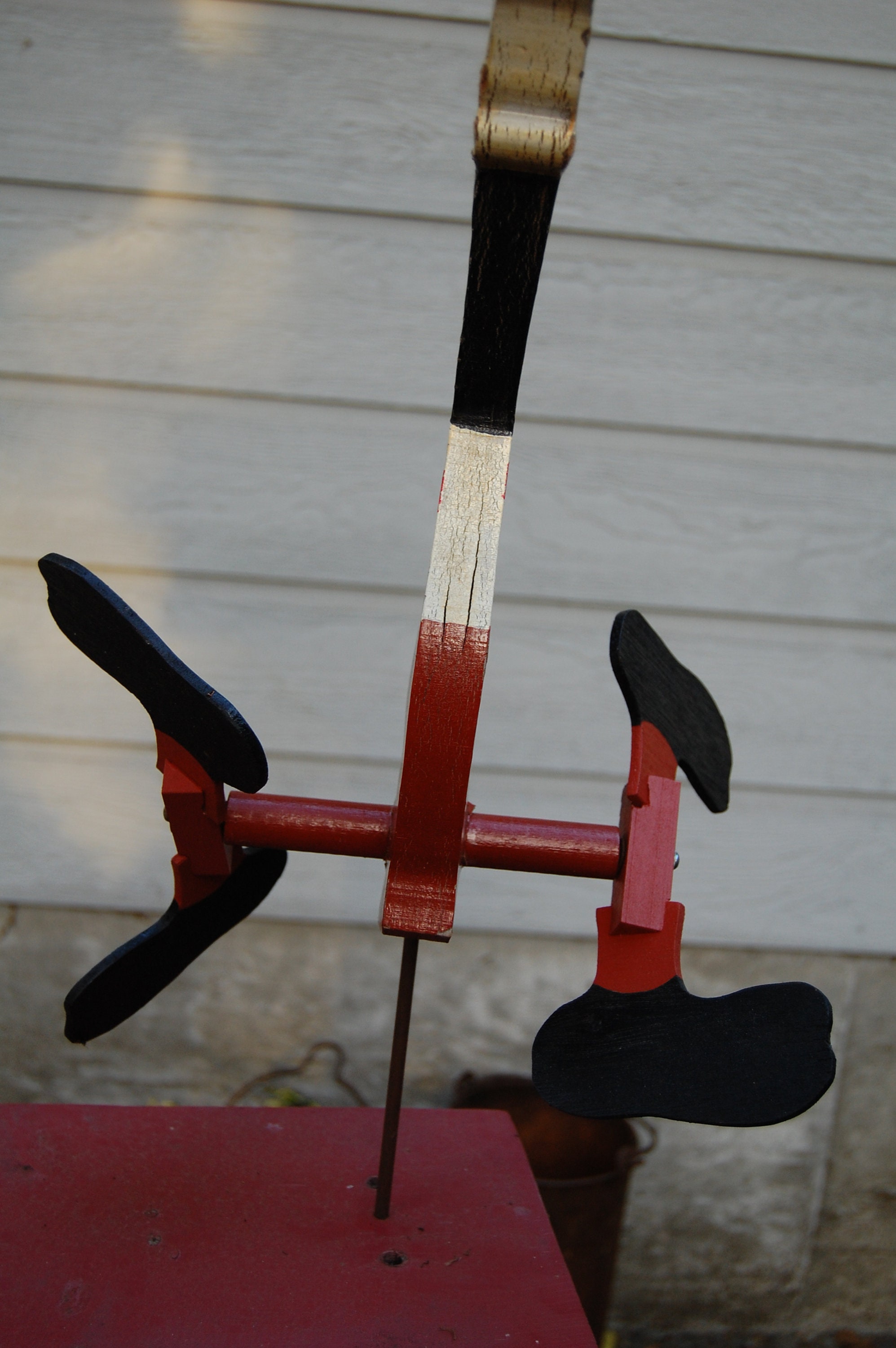 Vintage Mickey Mouse Folk Art Whirligig Wind Spinner - Etsy