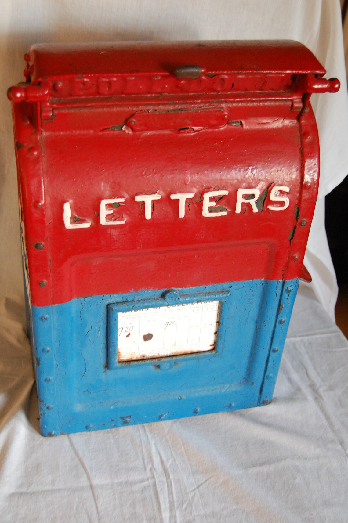 Antique Cast-iron U.S. Post Office Mail Collection Box - Etsy