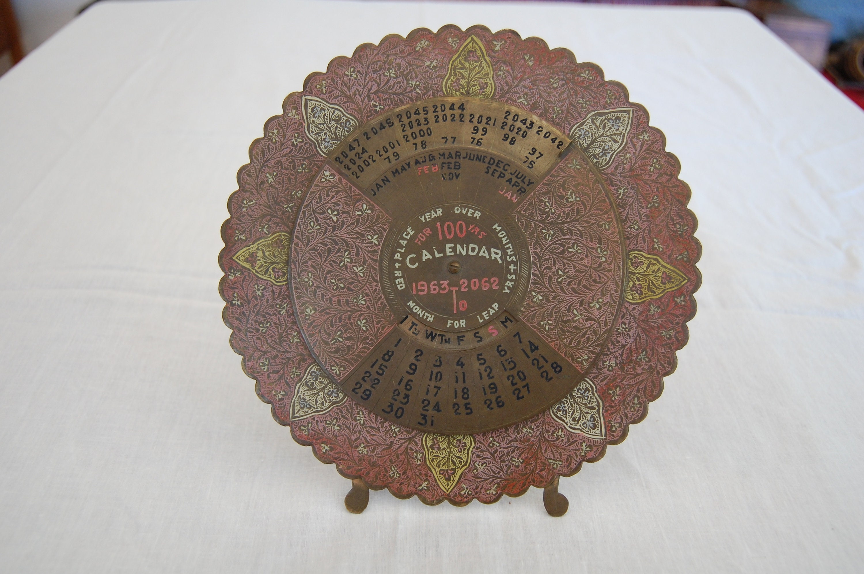 100 Year Perpetual Calendar