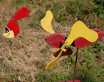 Vintage Mickey Mouse Folk Art Whirligig Wind Spinner | Etsy