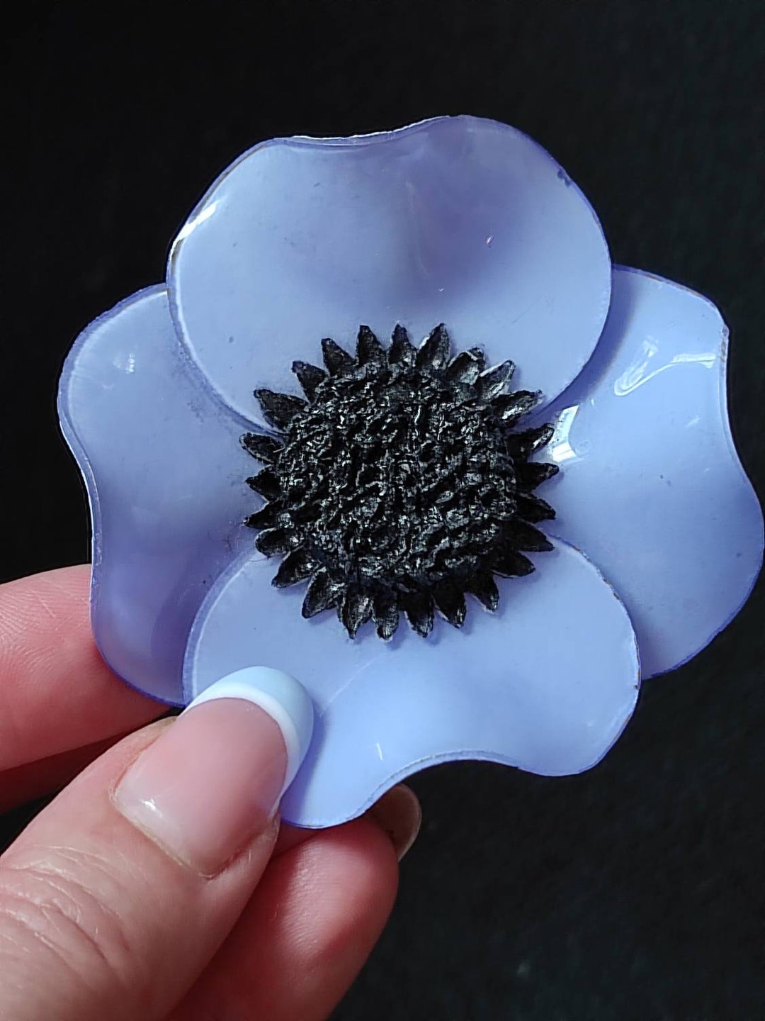 Cilea Vintage Resin Brooch - Etsy