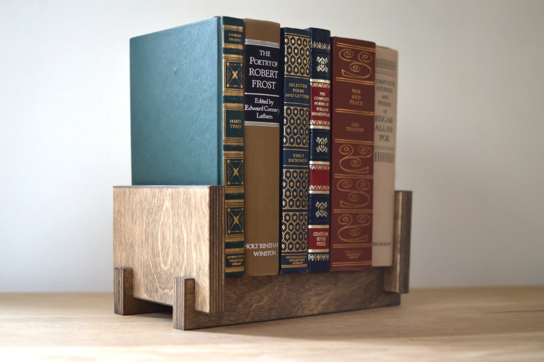 Handcrafted Bookends | Bookshelf | Book Display | Desktop Book Holder ...