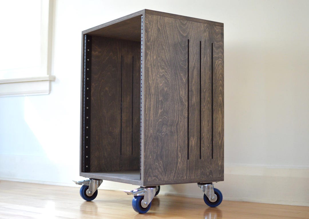 14U Studio Cabinet + Caster Wheels | Audio Rack | Recording Studio ...
