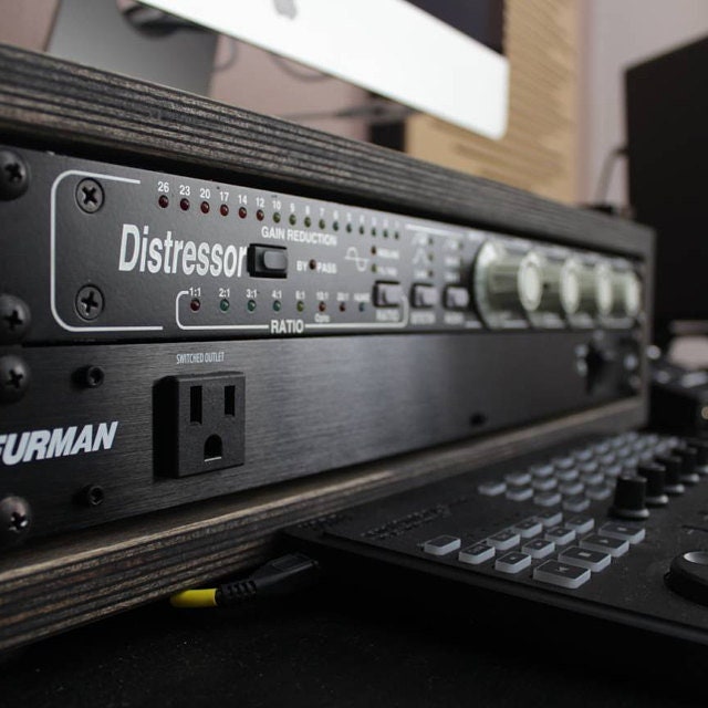 2U Studio Cabinet Solid Wood Recording Studio Audio Rack - Etsy