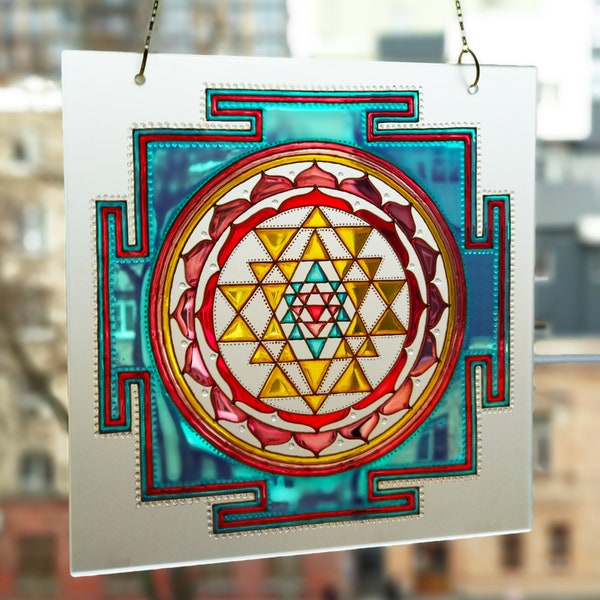 Sacred Geometry Stained Glass - Etsy