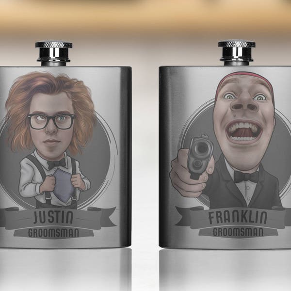 Groomsmen Flasks - Etsy