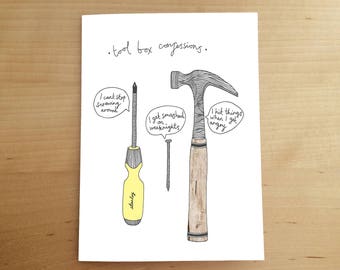 Hand drawn card | Etsy