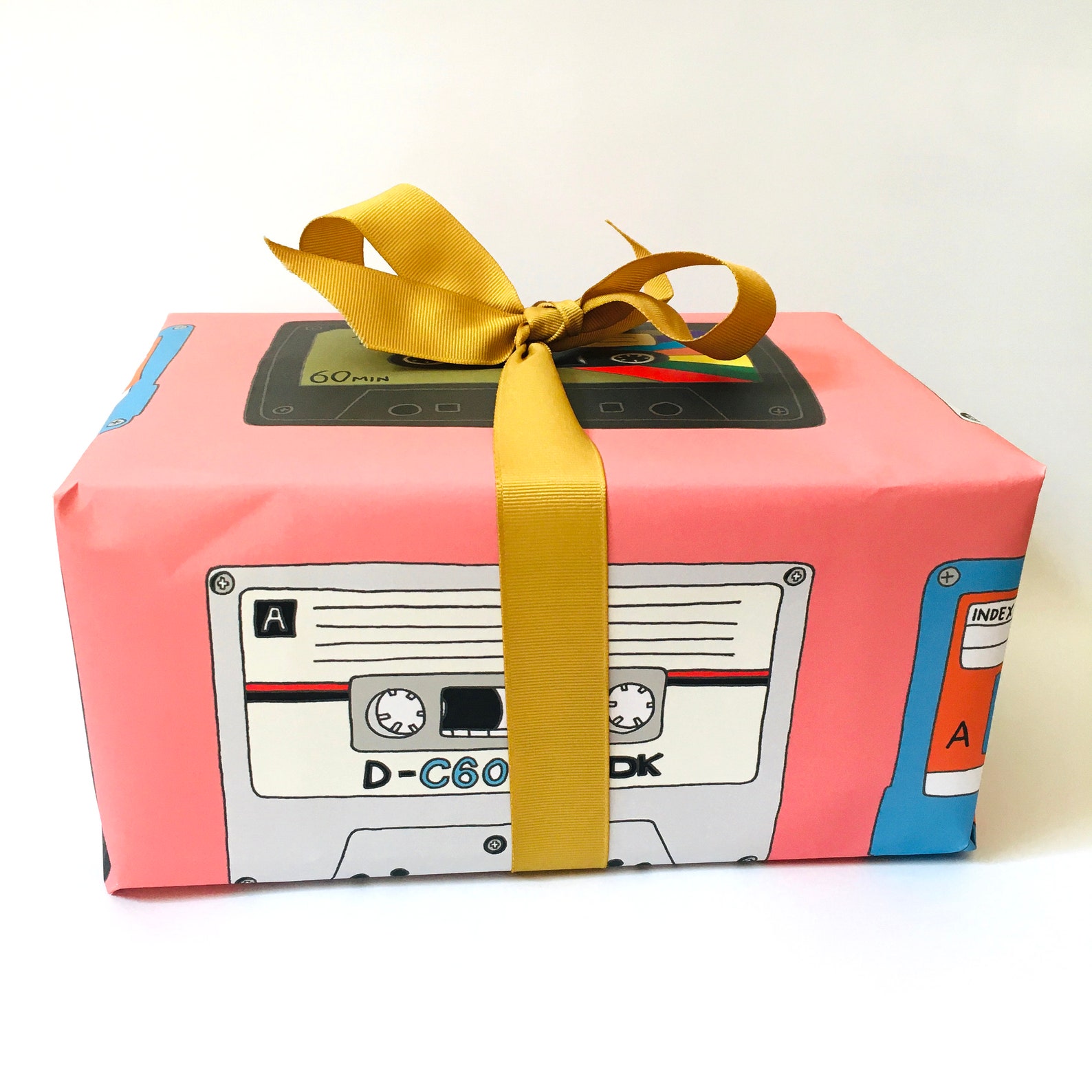 Cassette Tape Wrapping Paper Birthday Wrapping Paper Gift - Etsy