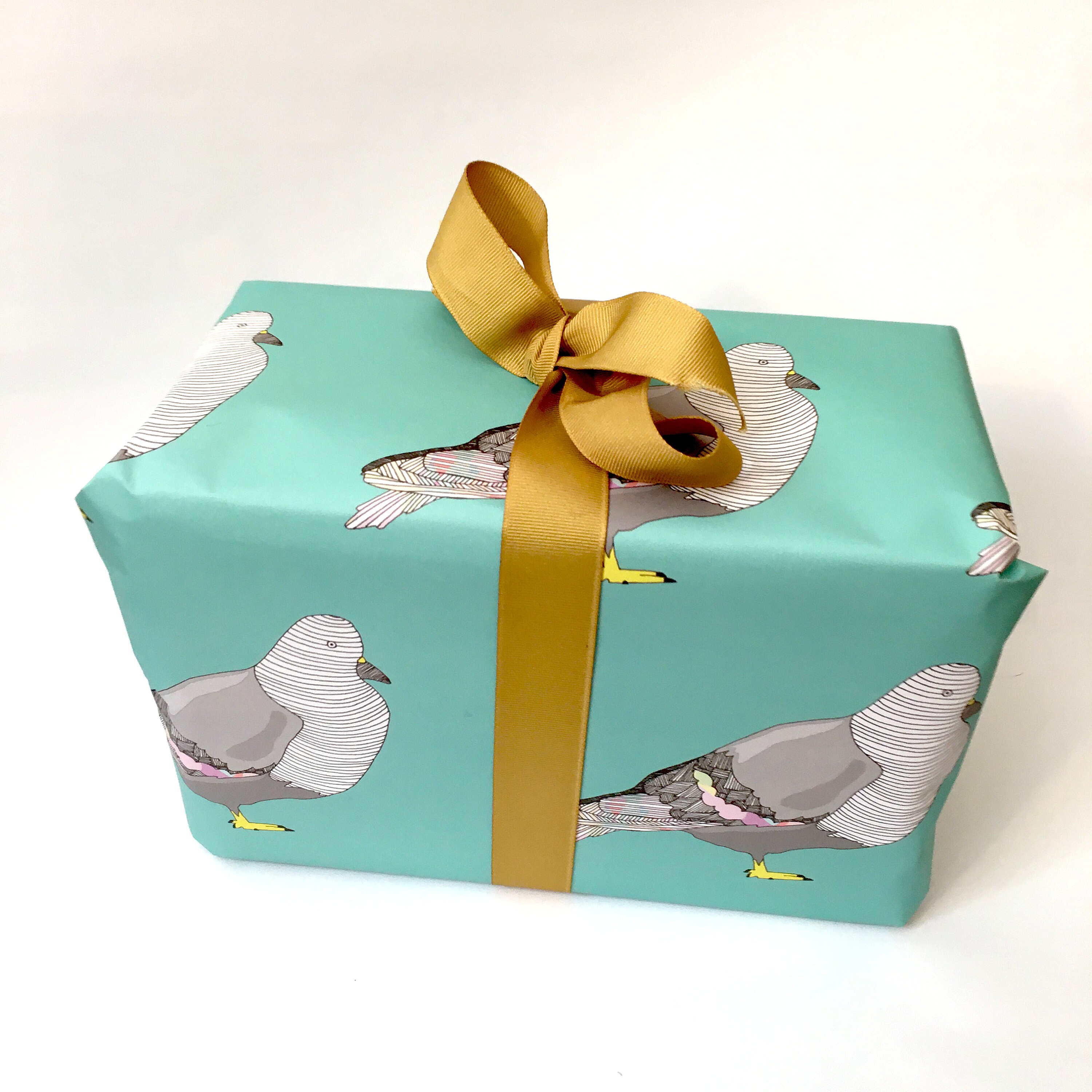 Pigeon wrapping paper birthday wrapping paper gift wrap | Etsy
