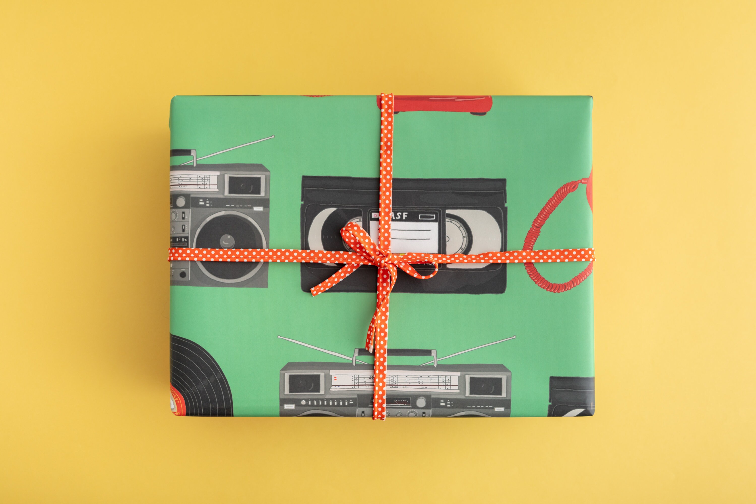 Retro Wrapping Paper Birthday Wrapping Paper Gift Wrap - Etsy