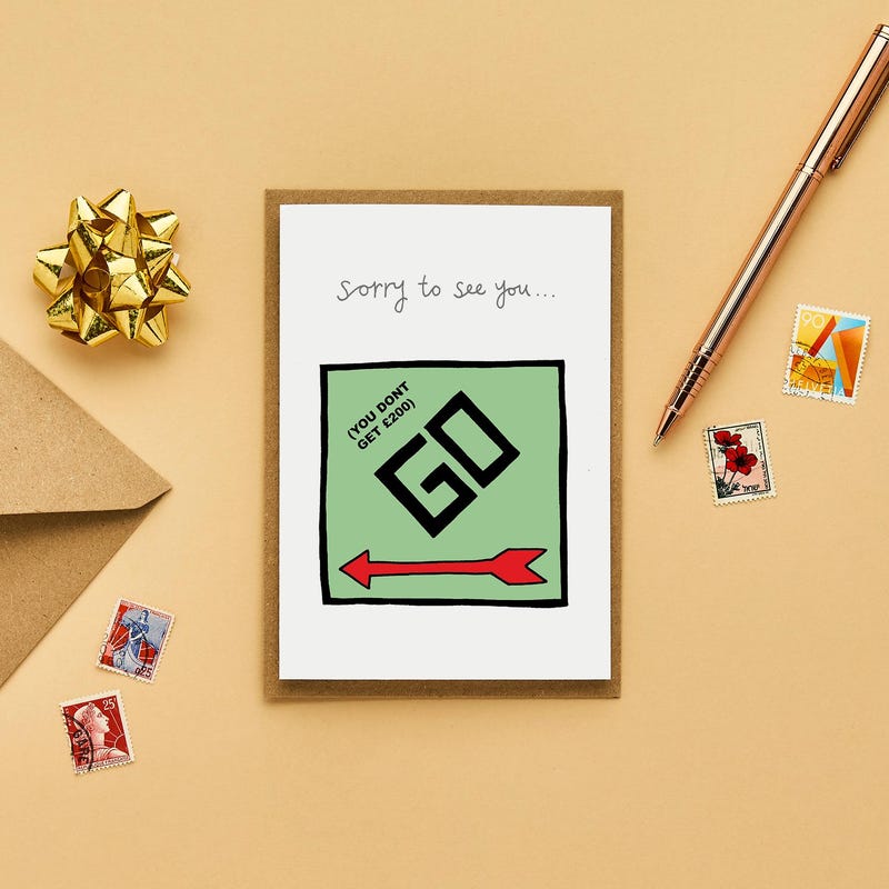 Leaving Card - Etsy