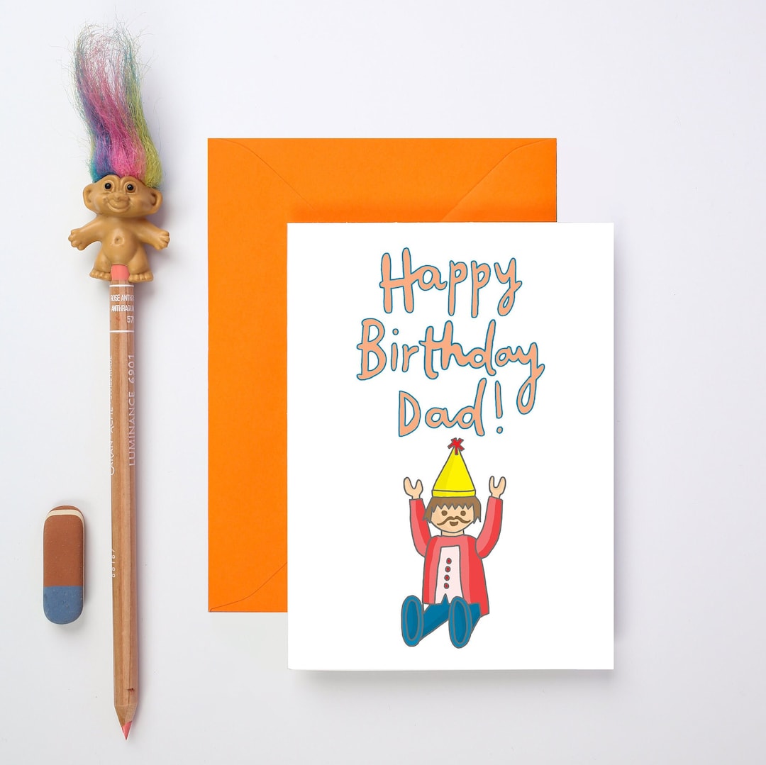 Dad Birthday Card | Happy Birthday Dad | Card for Dad's Birthday | Cute ...