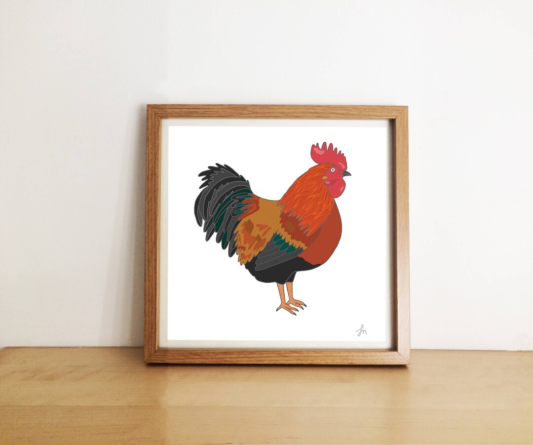 Illustrated Print - Hand Drawn - Print Wall Art - Illustration ...