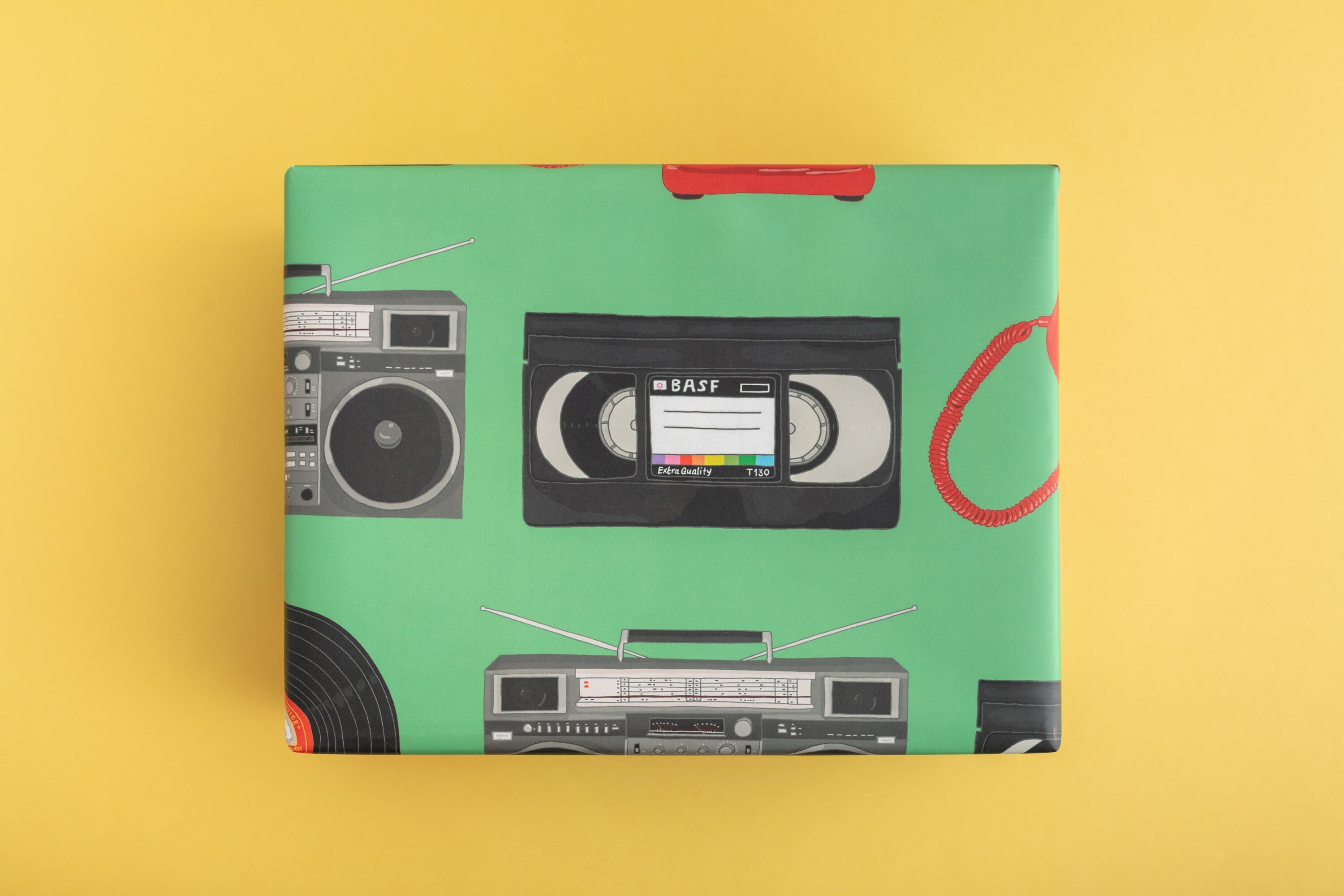 Retro Wrapping Paper Birthday Wrapping Paper Gift Wrap - Etsy