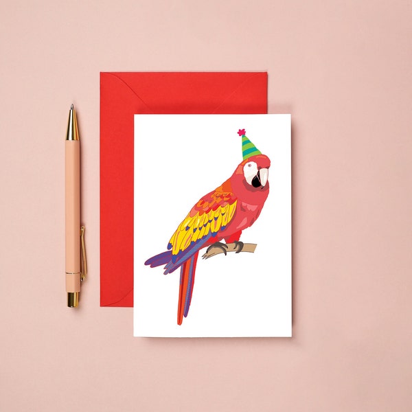 Bird Birthday Card - Etsy