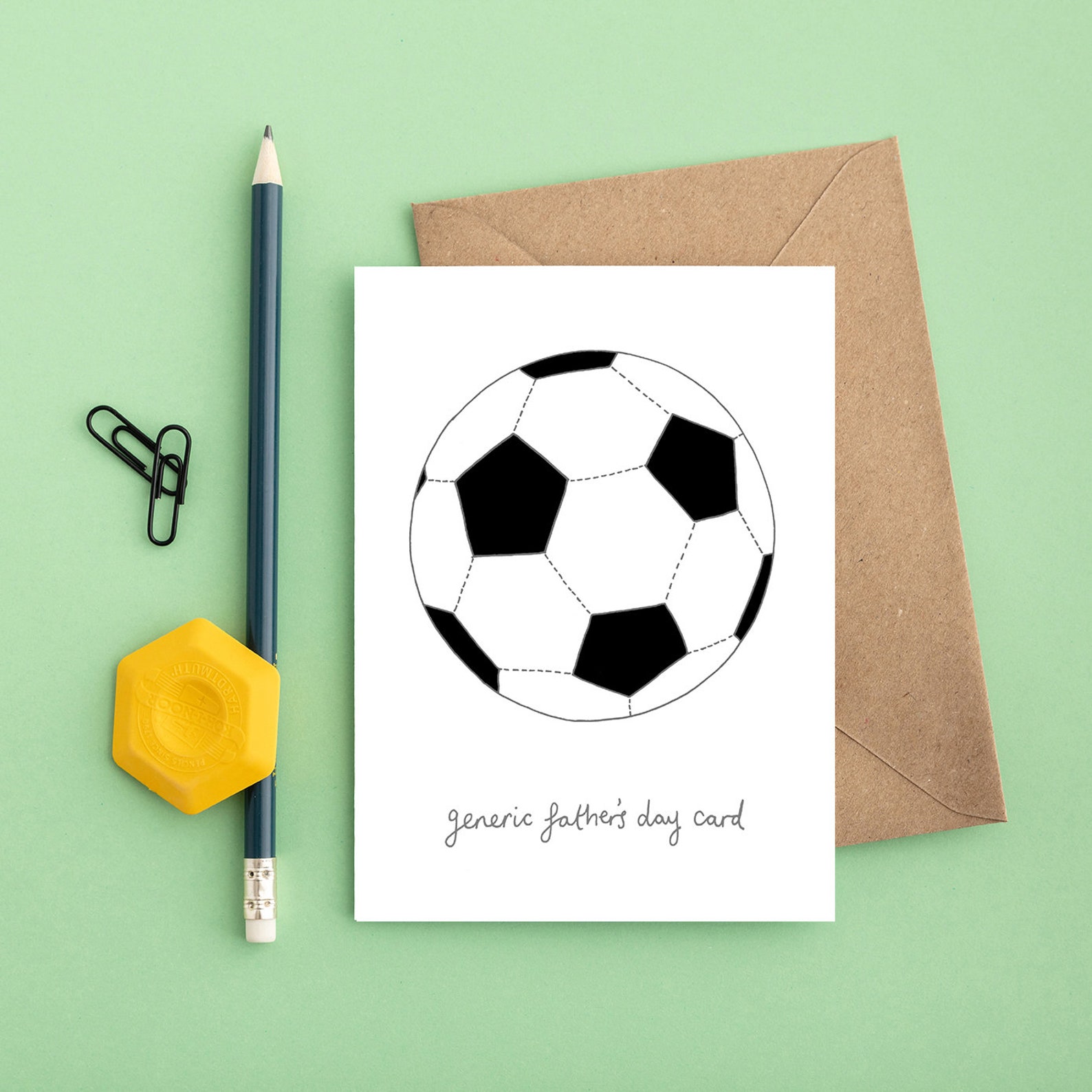 Funny Football Father’s Day Card | Generic Card for Dad | Humorous ...