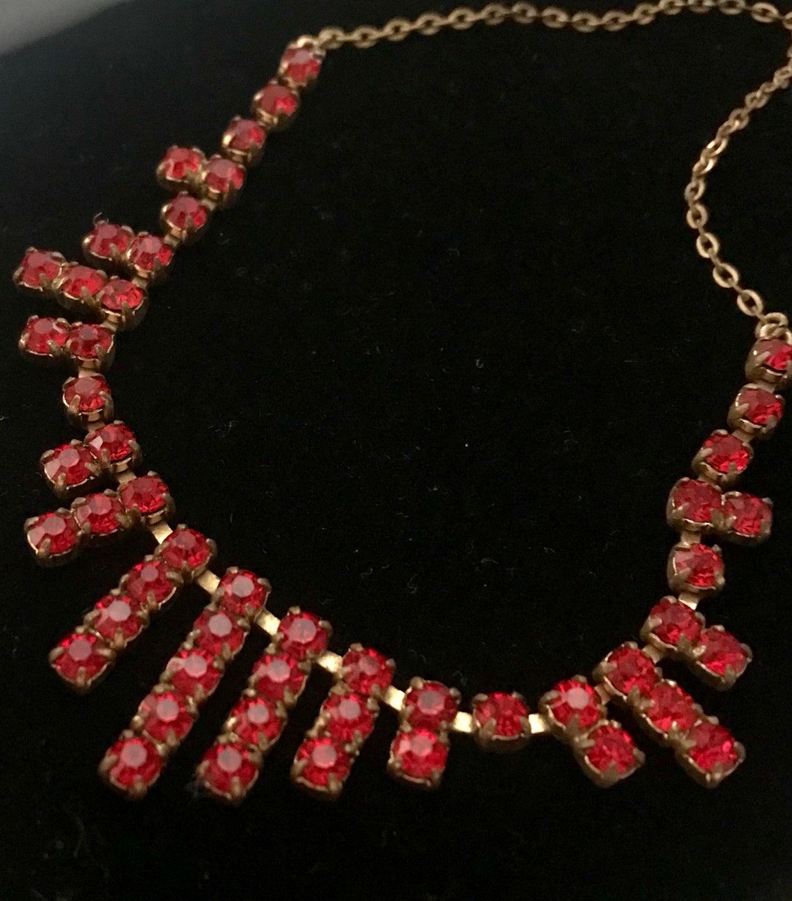 Vintage Jewelry Vintage Paste Necklace 1950s Jewelry - Etsy