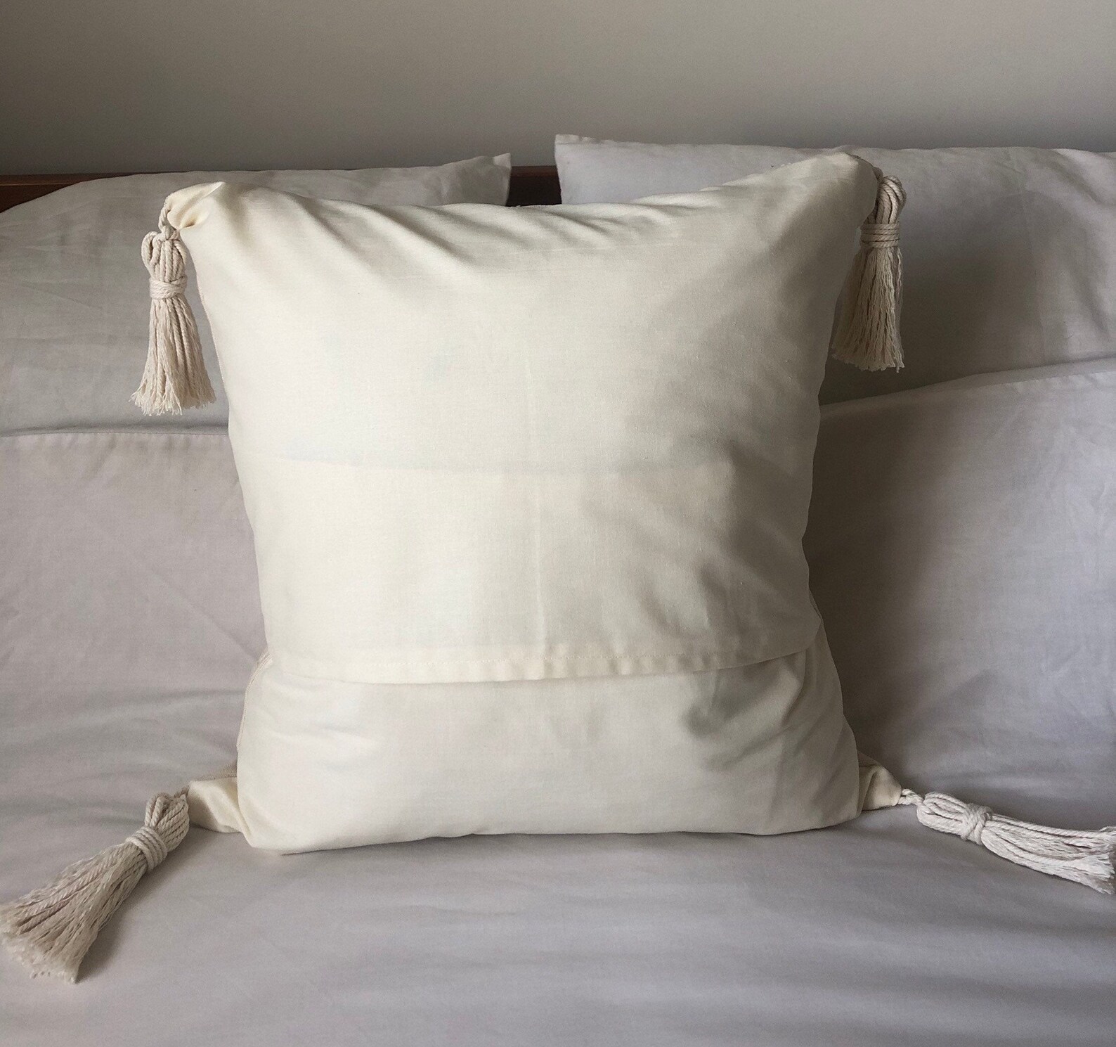 Neutral Textured Cushion Covers Floor Cushion Seating - Etsy UK