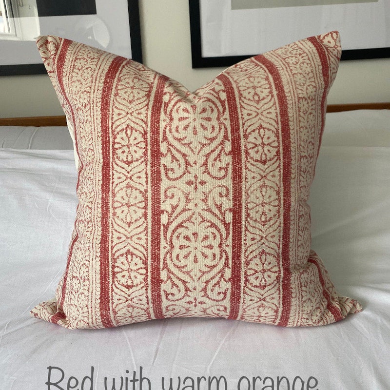 Red Cushion Cover - Etsy