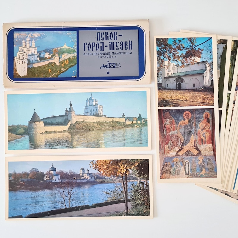 Russian Postcard - Etsy