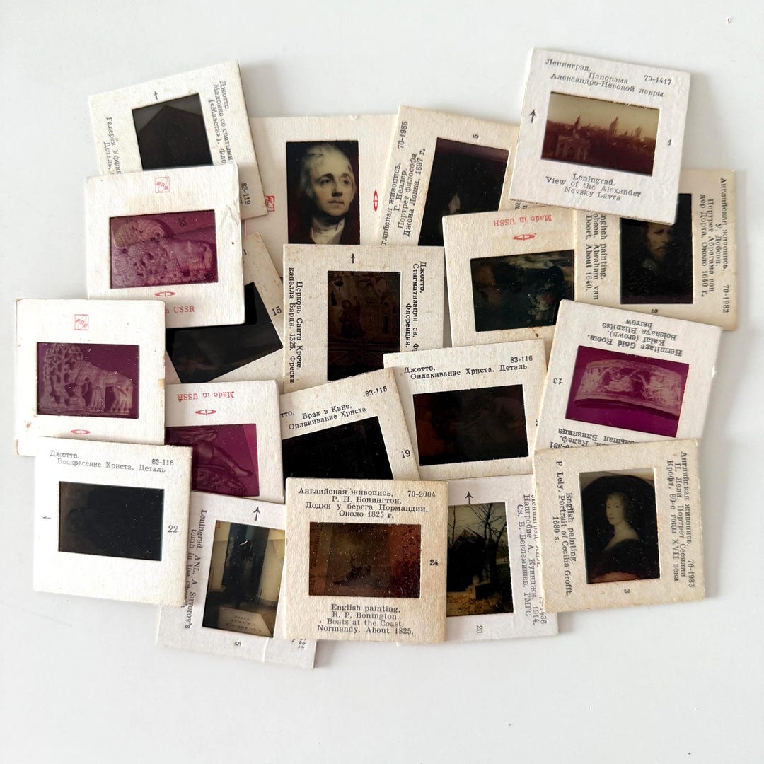 Soviet Vintage Slides - 20 Piece, Works of Art and Architecture, 35mm ...