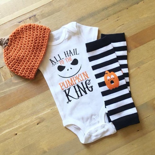Boys 1st Halloween Outfit Baby Pumpkin King Halloween - Etsy