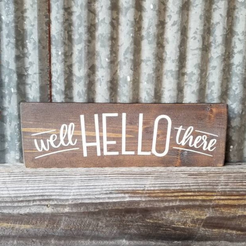 Hello Sign - Etsy