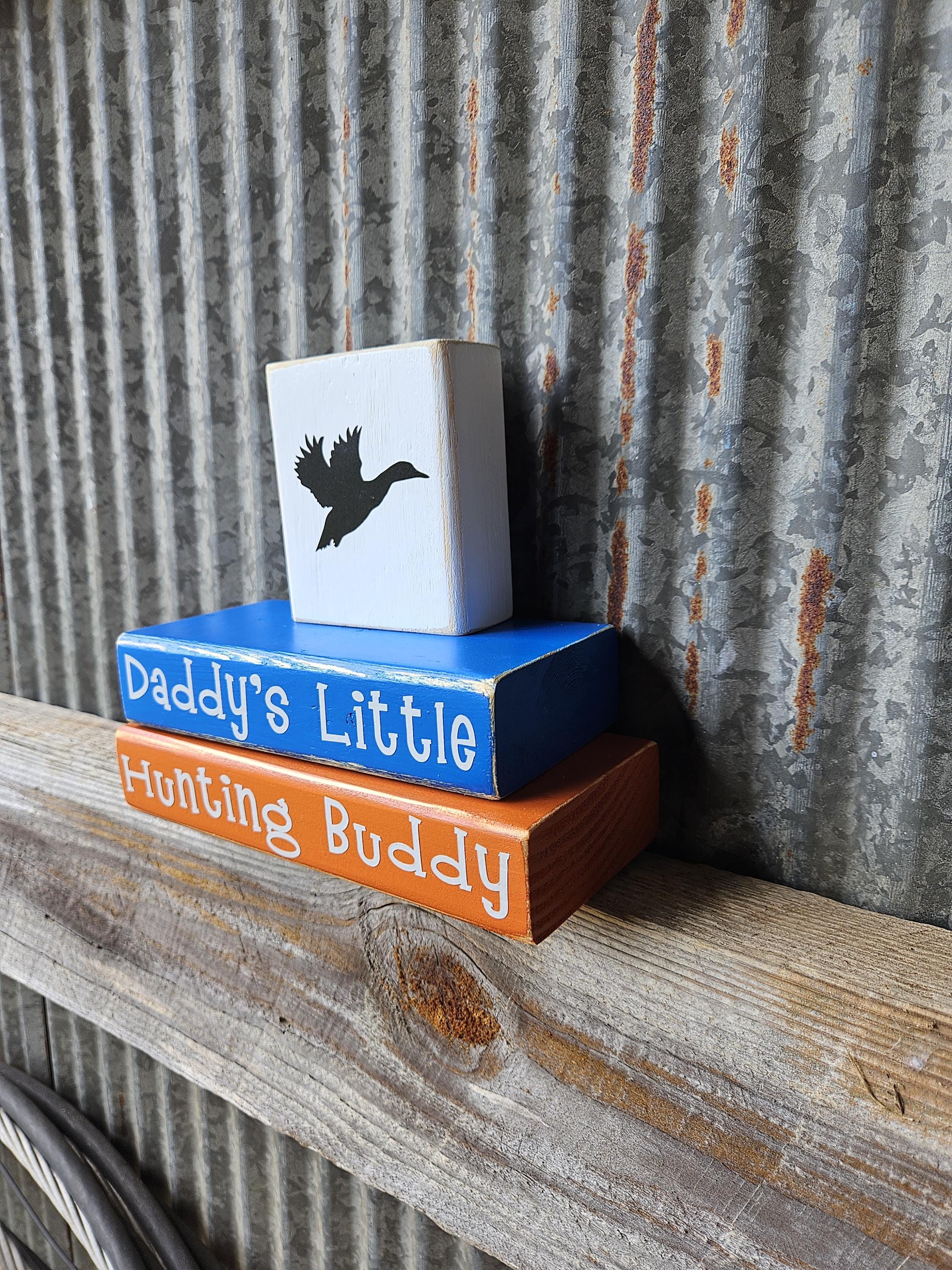 Reclaimed Wood Hunting Nursery Blocks: Daddy's Little Hunting Buddy - Etsy