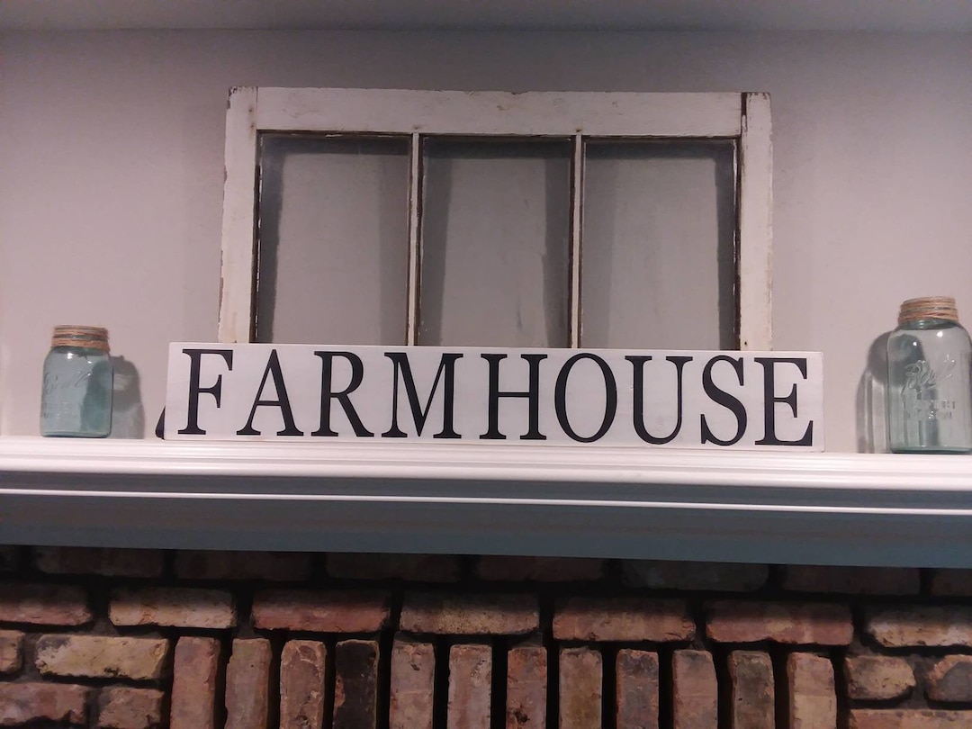 Farmhouse Rustic Reclaimed Wood Sign Farmhouse Decor Wooden Wall Art ...