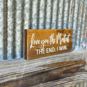 Love You the Mostest Rustic Wood Sign | Reclaimed Wood Wall Art |love ...