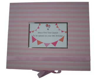 Baby Time Capsule Box First Birthday Time Capsule Ideas