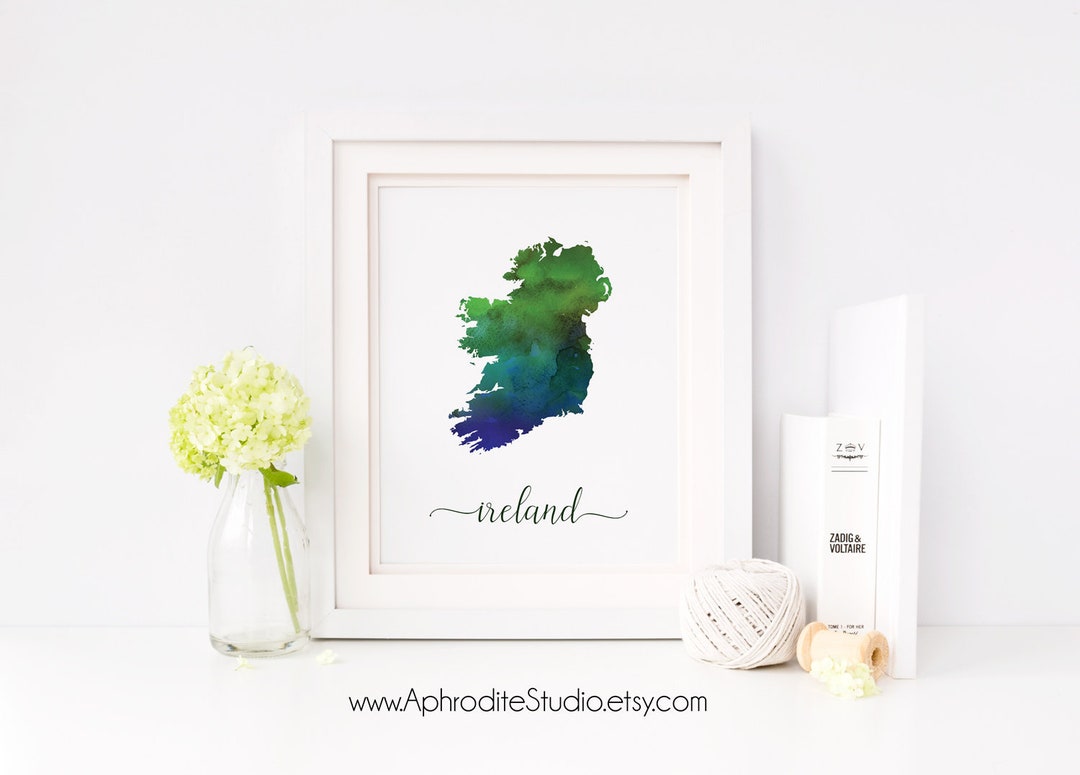 Ireland Printable Poster - Travel Decor - Gift for Travel Lover ...