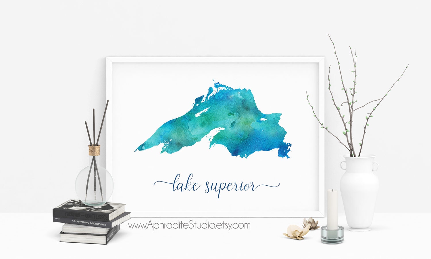 Lake Superior Digital Print Lake Superior Print Gift for - Etsy