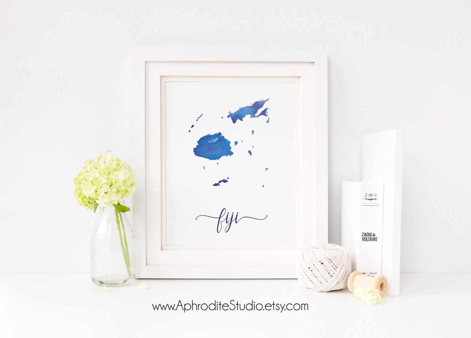 Fiji Print Fiji Watercolor Print Fiji Digital Poster - Etsy