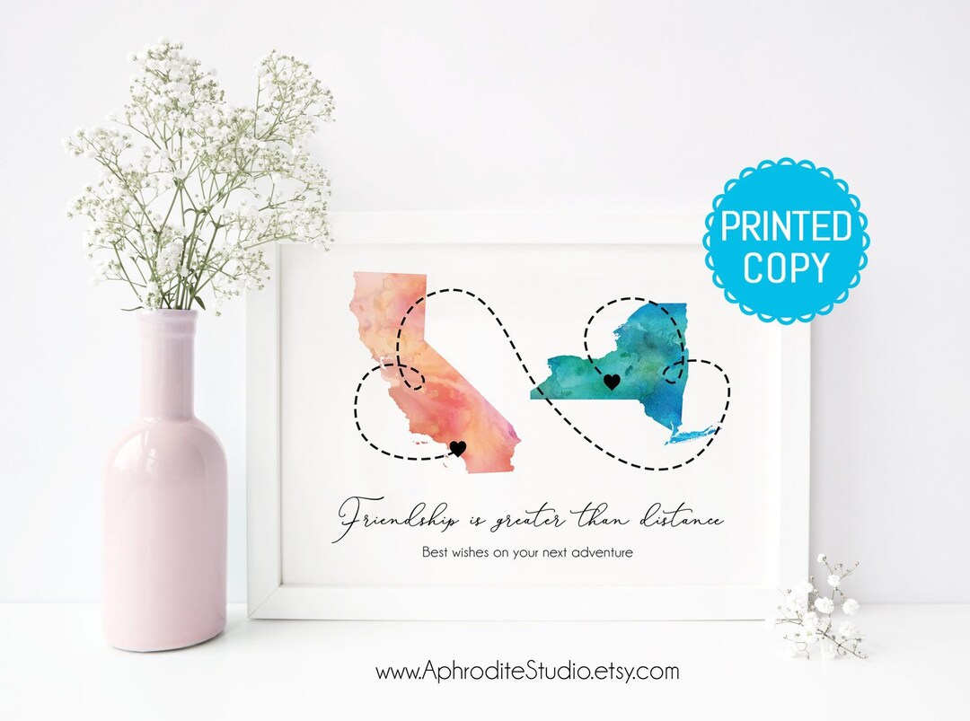 Friendship Knows No Distance - Long Distance Print - Long Distance ...