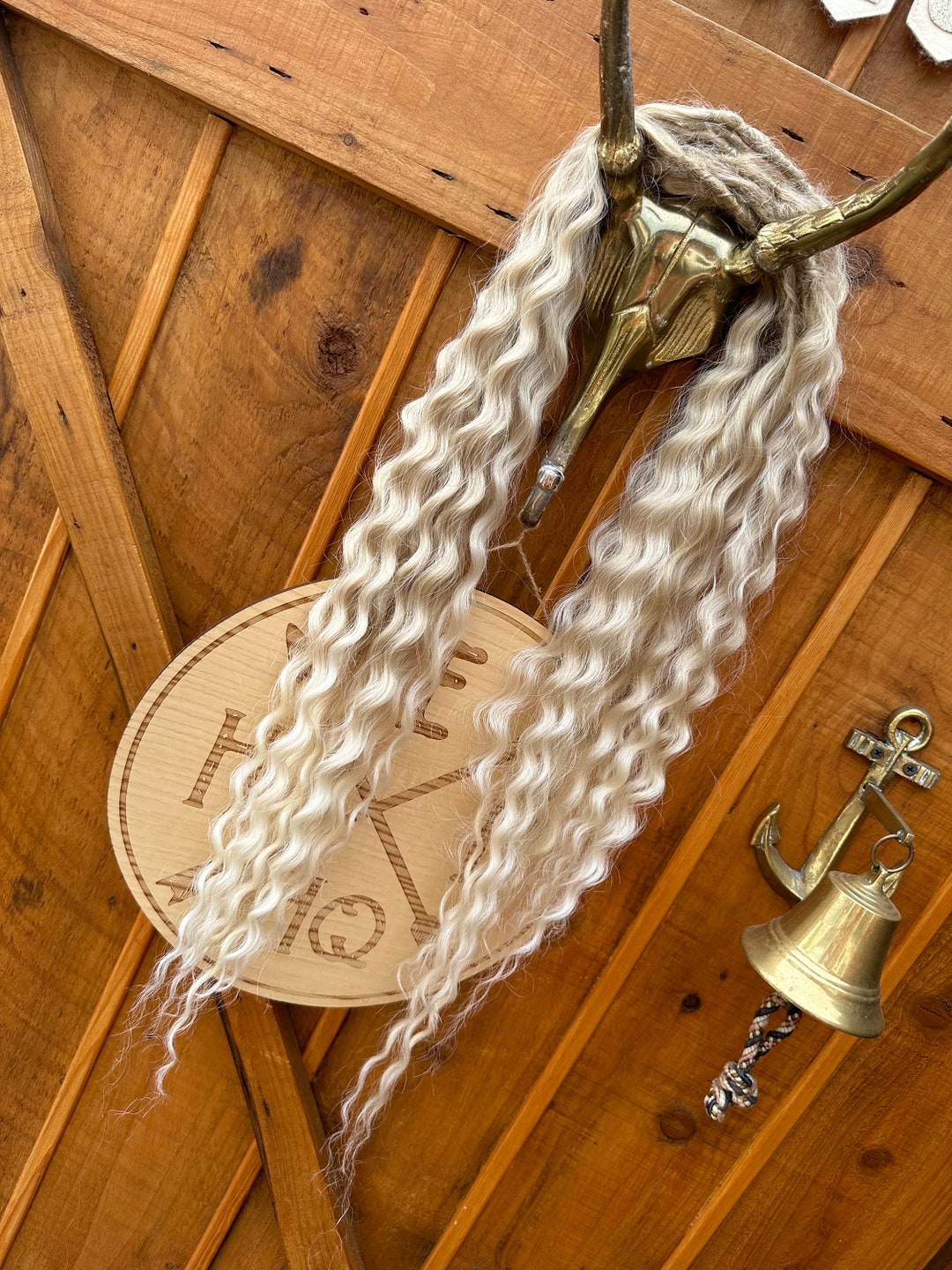 10 X Double Ended (20 Ends) Dreadlock Root Beach Waves Partial Set - 22 ...