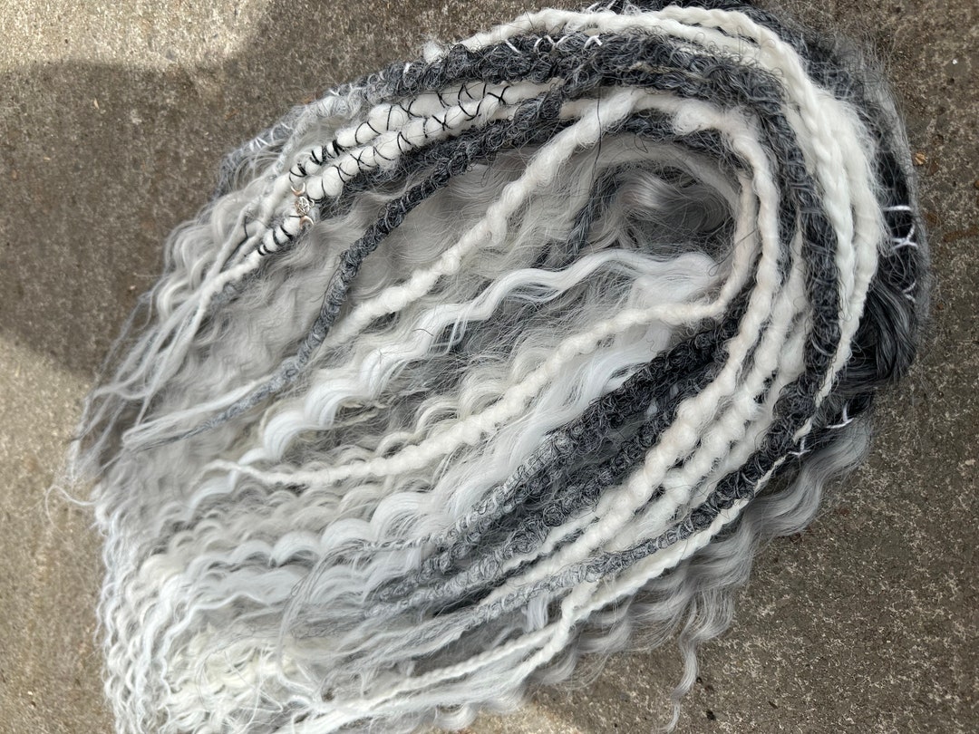 Full Head Wave / Curly / Dreads Set Custom Handmade Single - Etsy