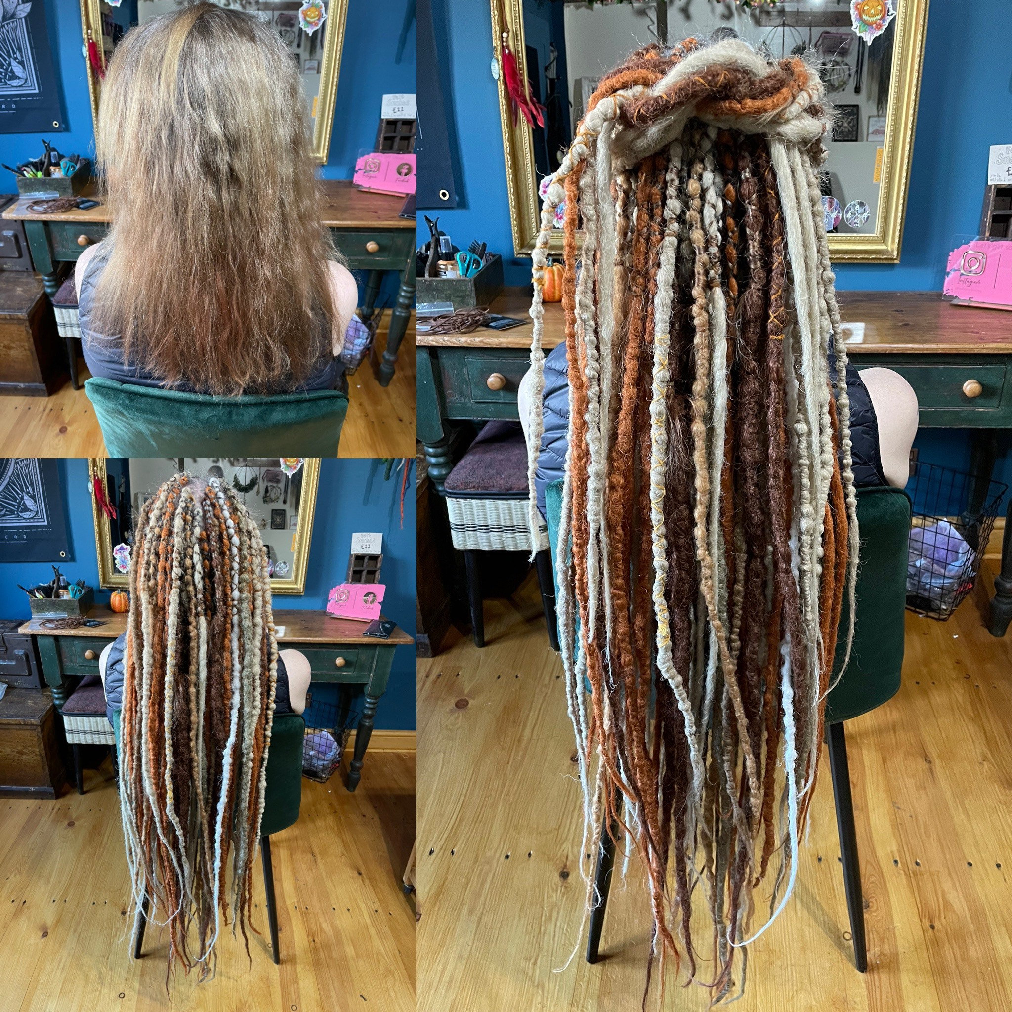 10x Custom Handmade Crochet ROOTS CHUNKY Dreads Dreadlocks | Etsy