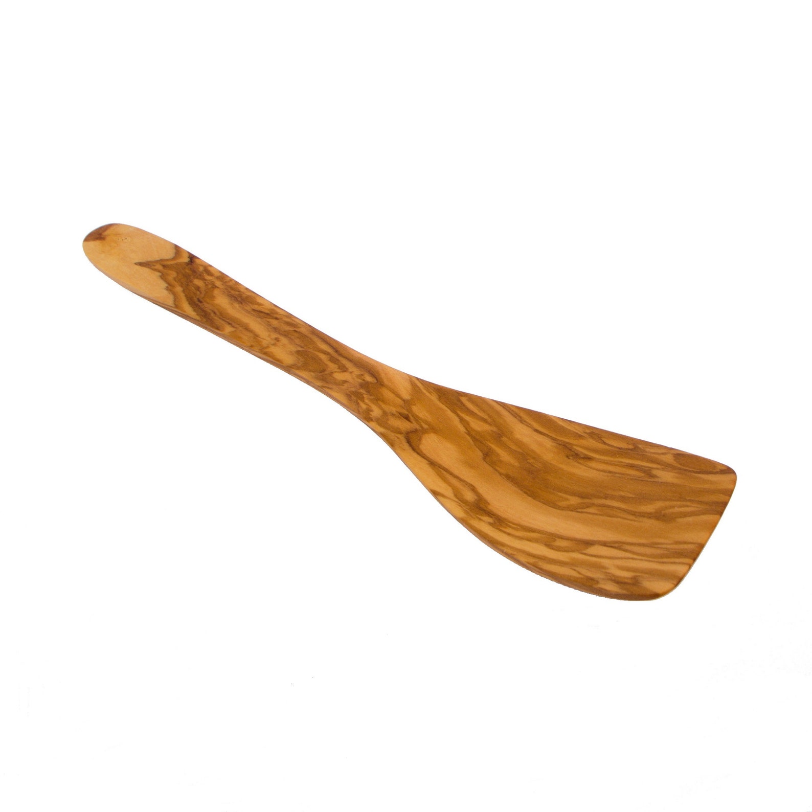 Olive Wood Curved Spatula Akwood Handmade Wooden Spatula - Etsy