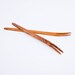 Set of 2 Curved Forks With 2 Points 30 Cm Long Wooden Forks Akwood ...