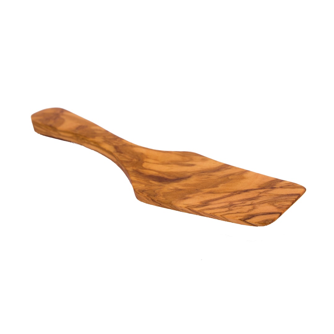 Wooden Cake Spatula / Tart / Pie Server - Olive Wood Server Spatula ...
