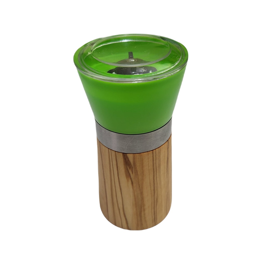 Small Olive Wood Grinder for Salt / Pepper From Olive Wood With Ceramic ...