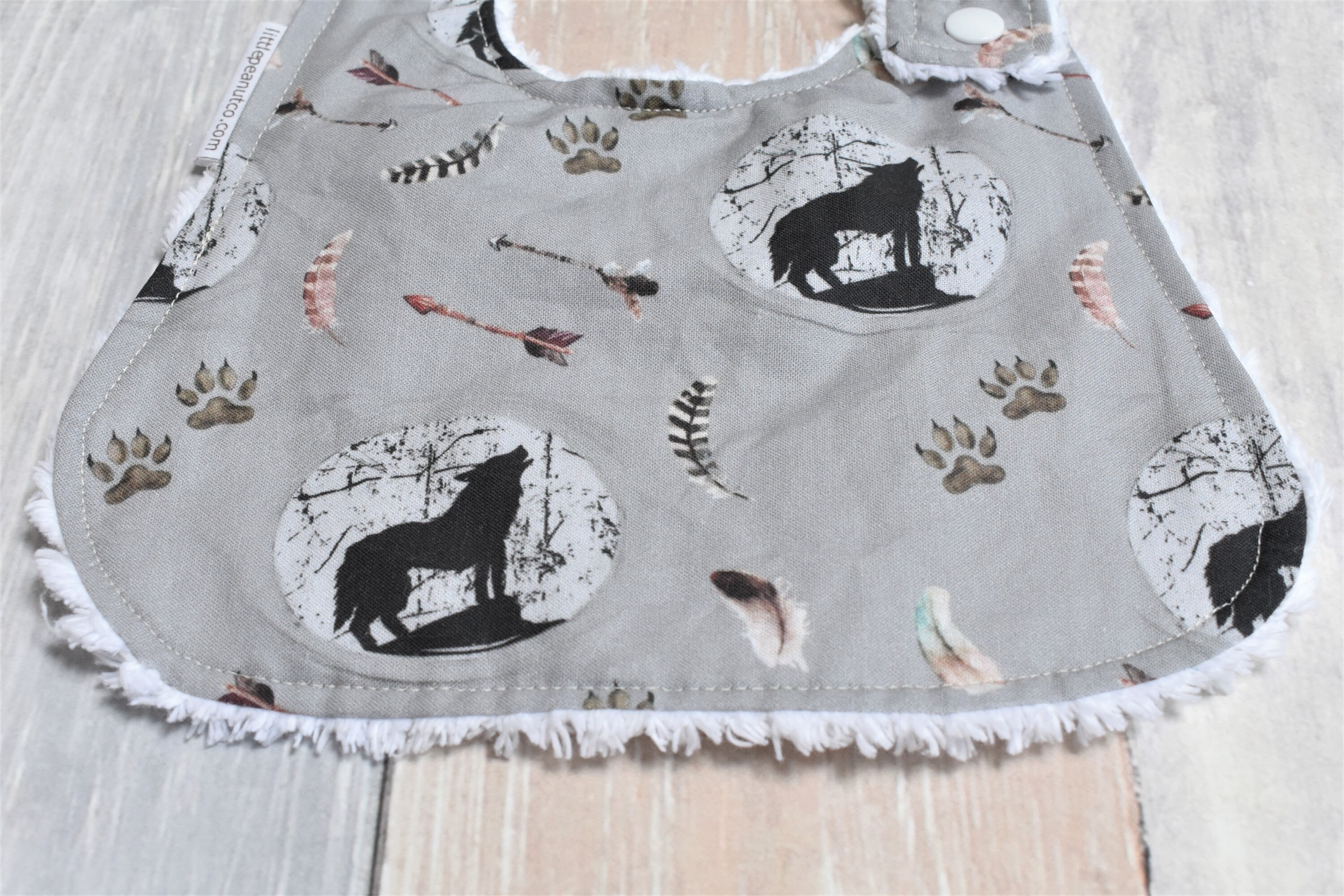 Wolf Bib Wolf Burp Cloth Wolf Baby Gift Wolf Baby Shower | Etsy