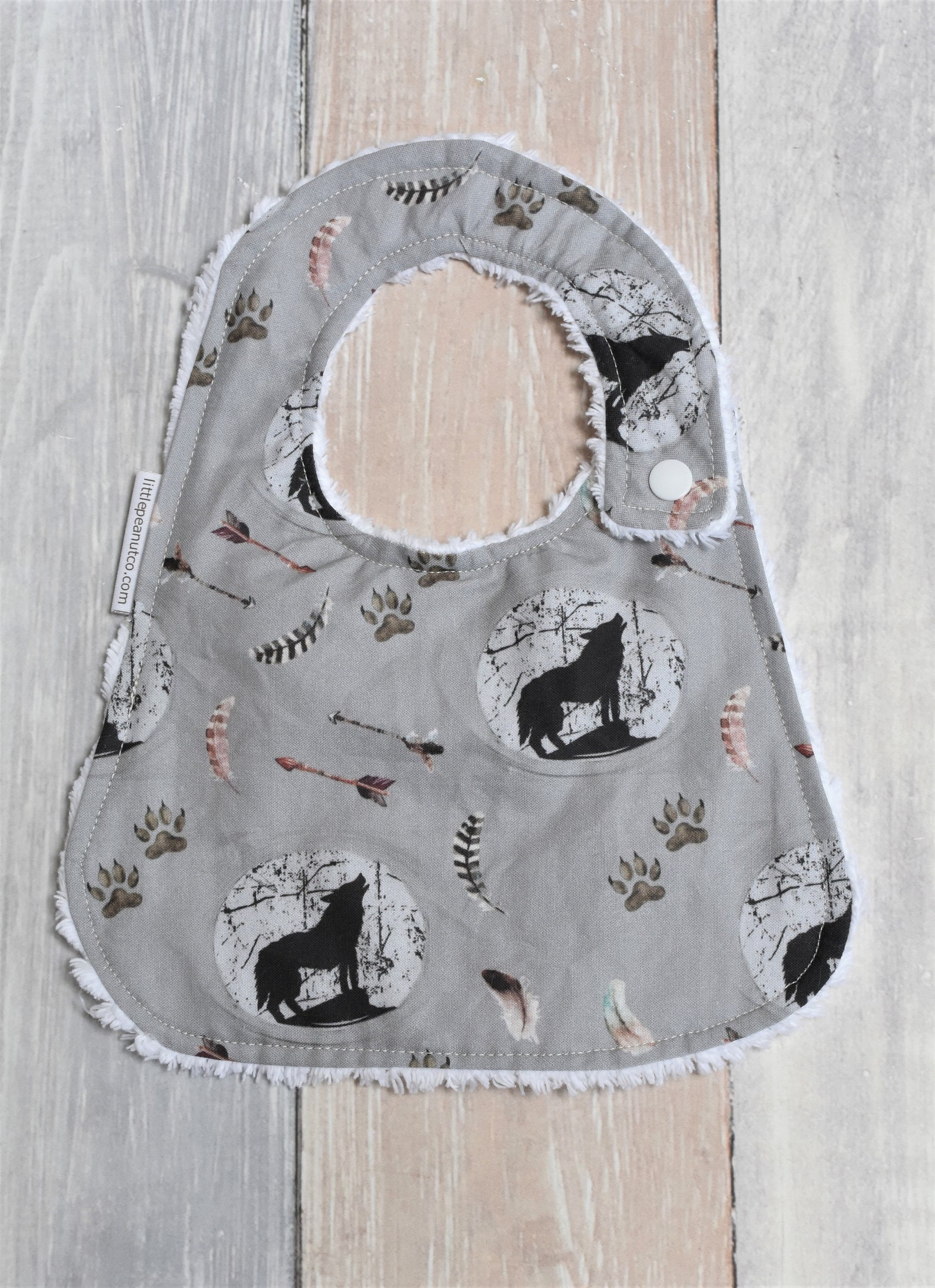 Wolf Bib Wolf Burp Cloth Wolf Baby Gift Wolf Baby Shower | Etsy
