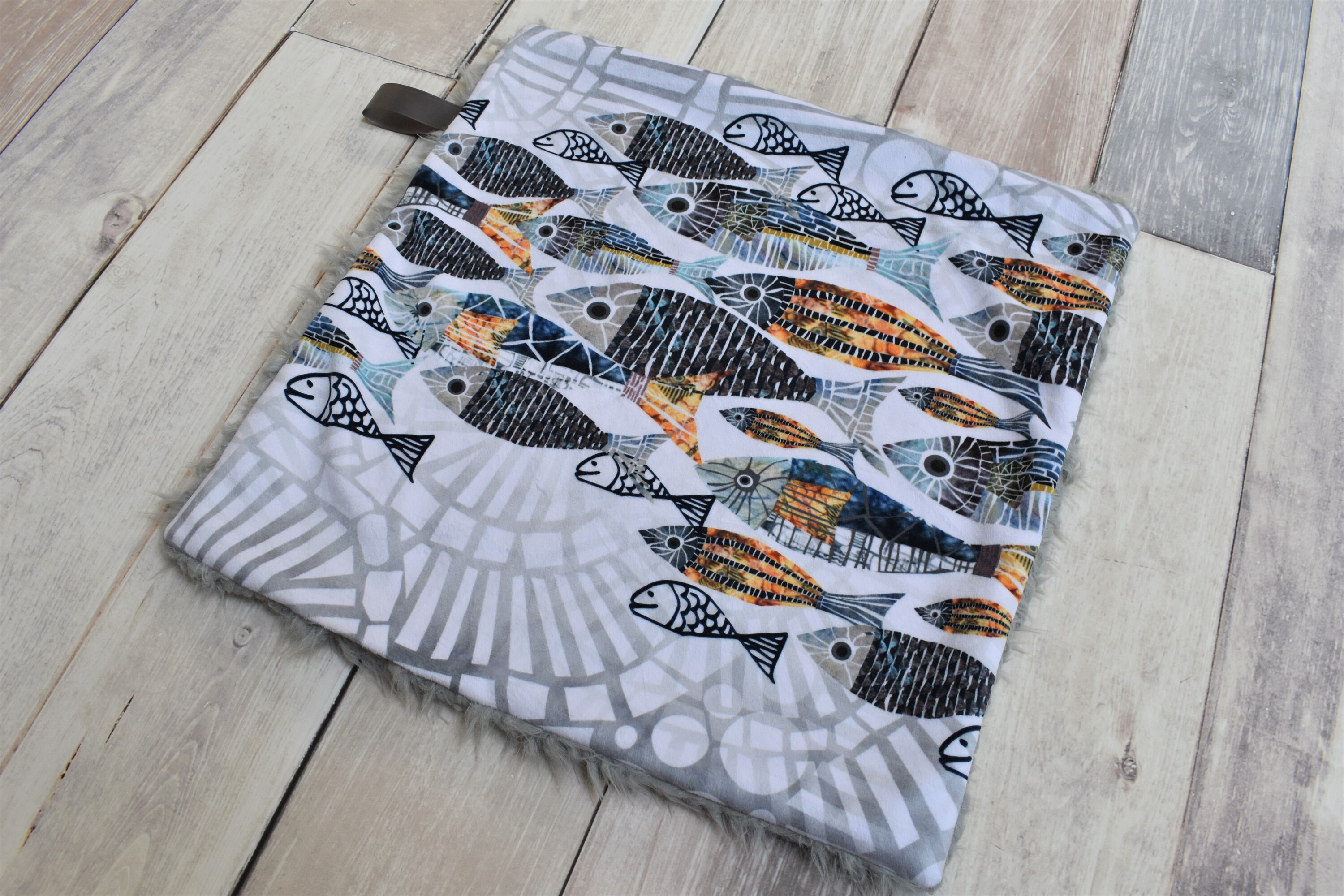 Fish Lovey - Fish Mini Baby Blanket - Fish Baby Gift - Fish Security ...