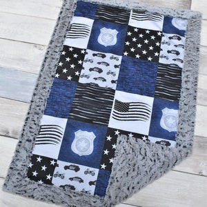 Police Baby Blanket - Law Enforcement Blanket - Police Baby Gift ...