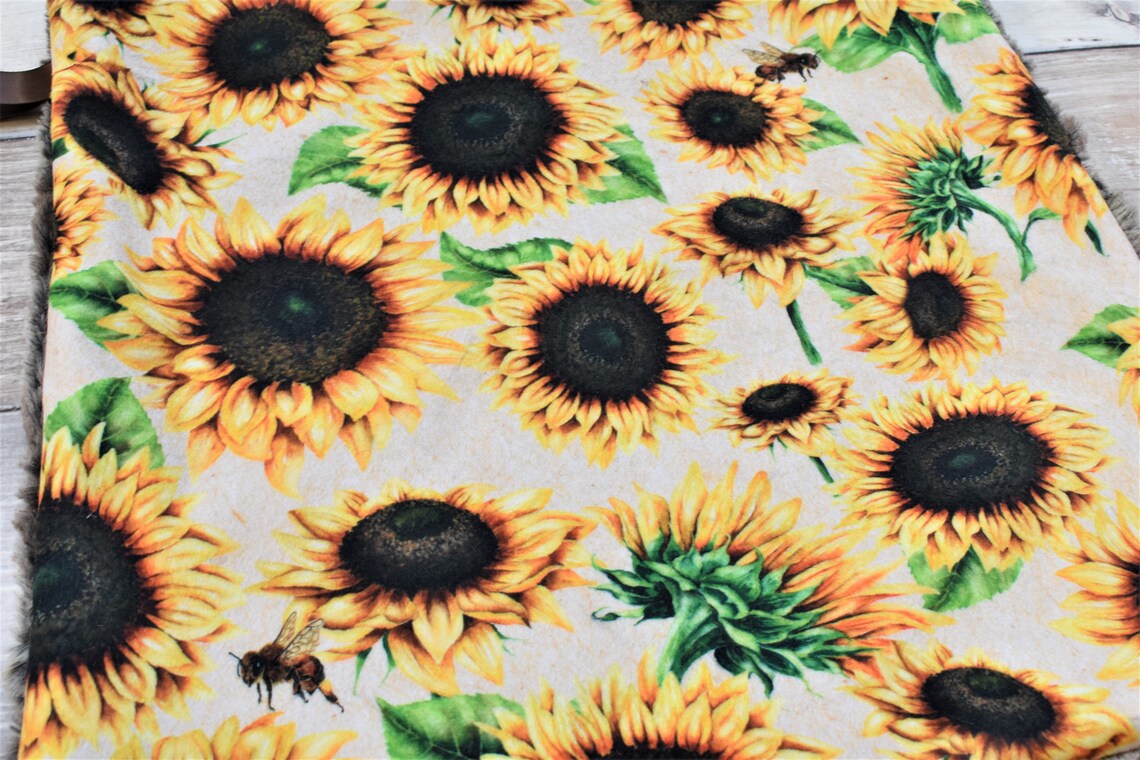 Sunflower Lovey - Sunflower Security Blanket - Sunflower Baby Gift ...